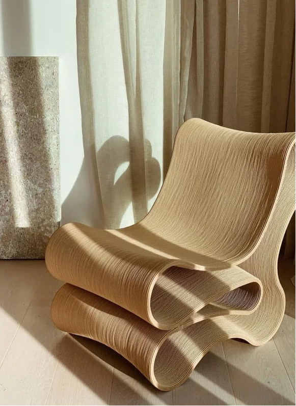 Flux Accent Chair in Natural – Ewer.Studio